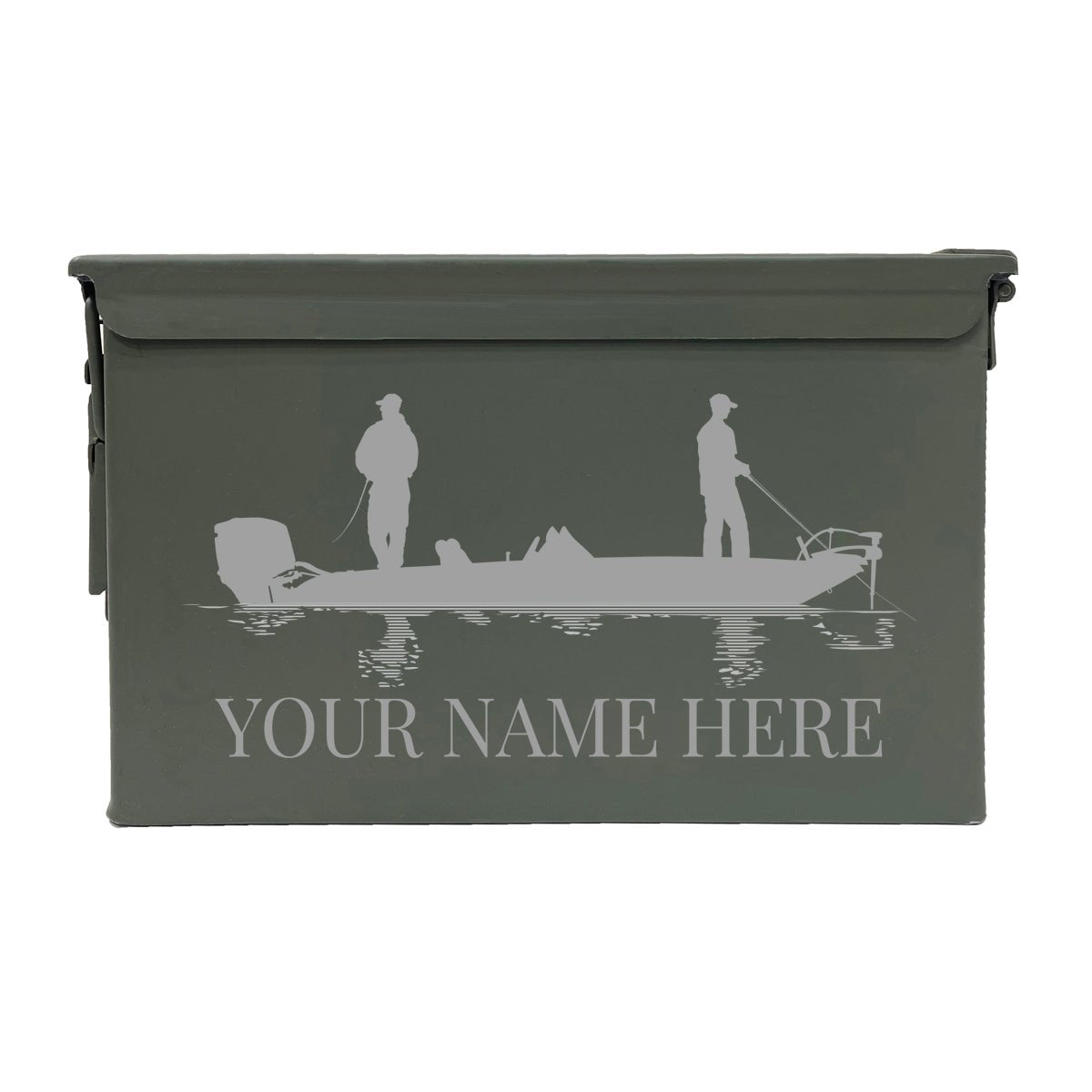 Laser Engraved Bass Boat Ammo Cans | Customized | Atom Promotions