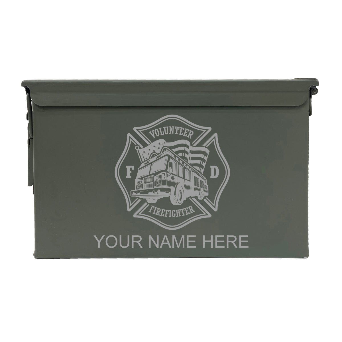 Laser Engraved Firefighter Ammo Cans | Customized | Atom Promotions