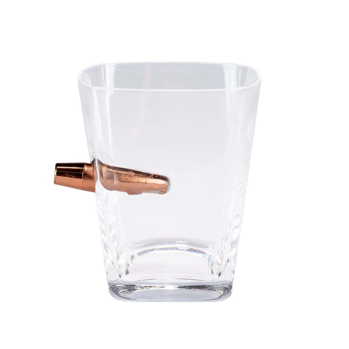 Personalized Laser Engraved Whiskey Glass w/ Bullet | ATOM Promotions