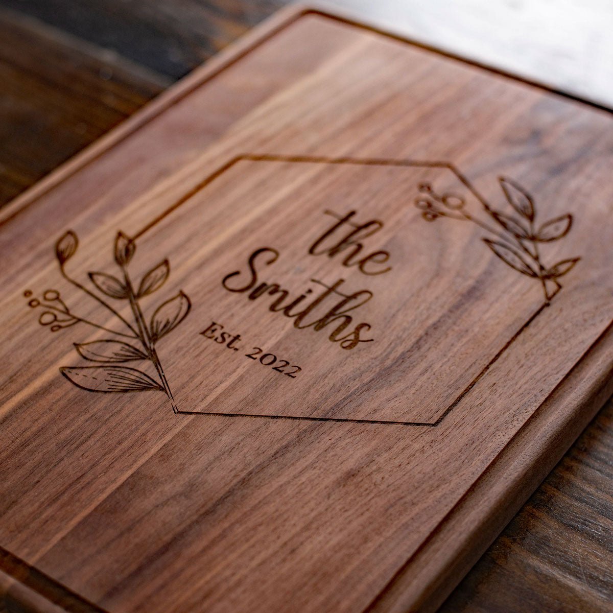 Laser Engraved Cutting Boards | Walnut Cutting Board | Atom Promotions